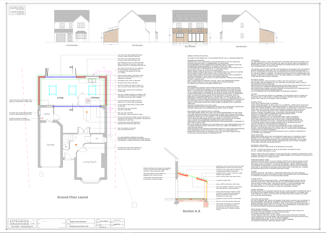 Building Regulations - Extension Drawings